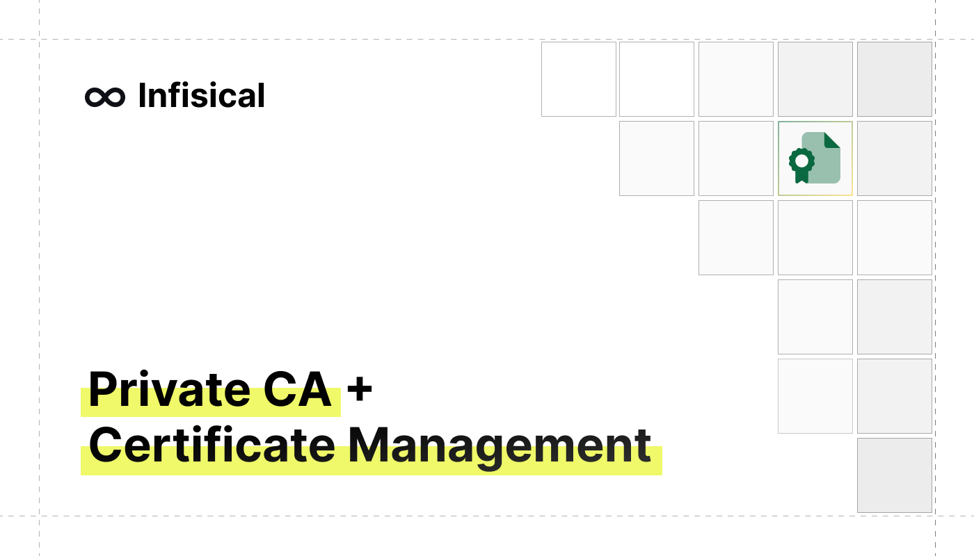 Introducing Infisical PKI